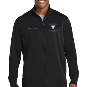 Mens/unisex Nurse Jacket | ER Nurse Jacket | RN Zip Sweatshirt | Nurse ...