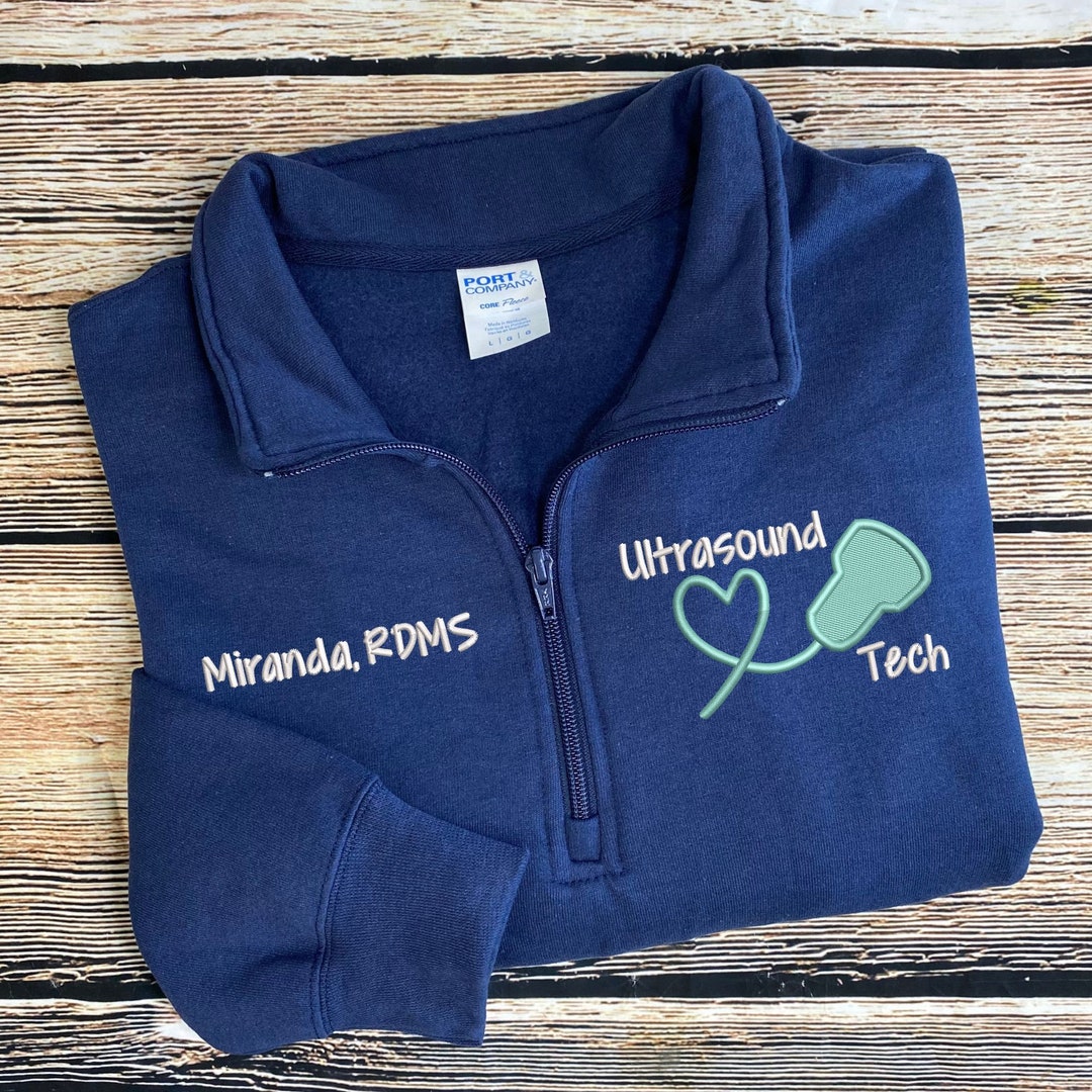 Cardiac Sonographer Quarter Zip | Sonographer Jacket | Cardiac ...