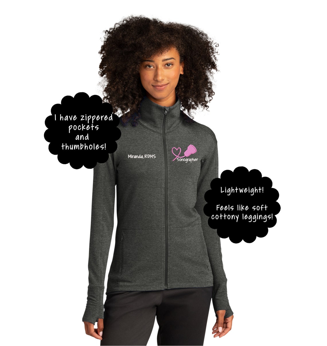 Diagnostic Medical Sonographer Jacket | Sonographer Jacket ...