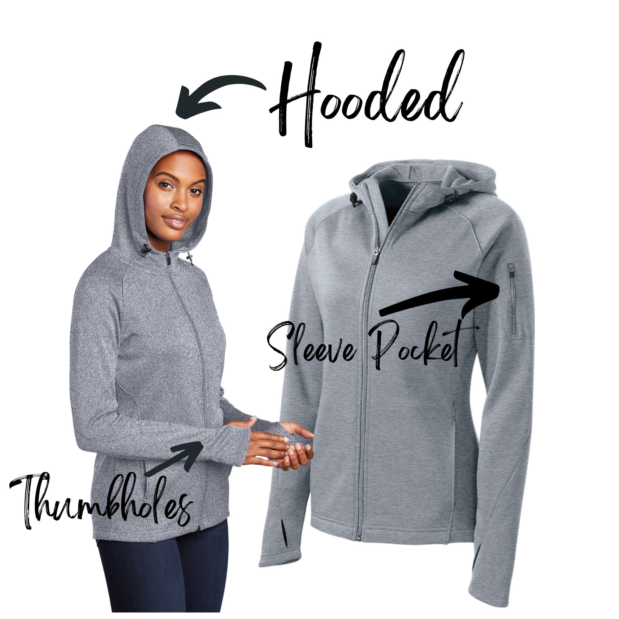 Hooded Nurse Jacket Labor and Delivery Jacket RN Zip - Etsy