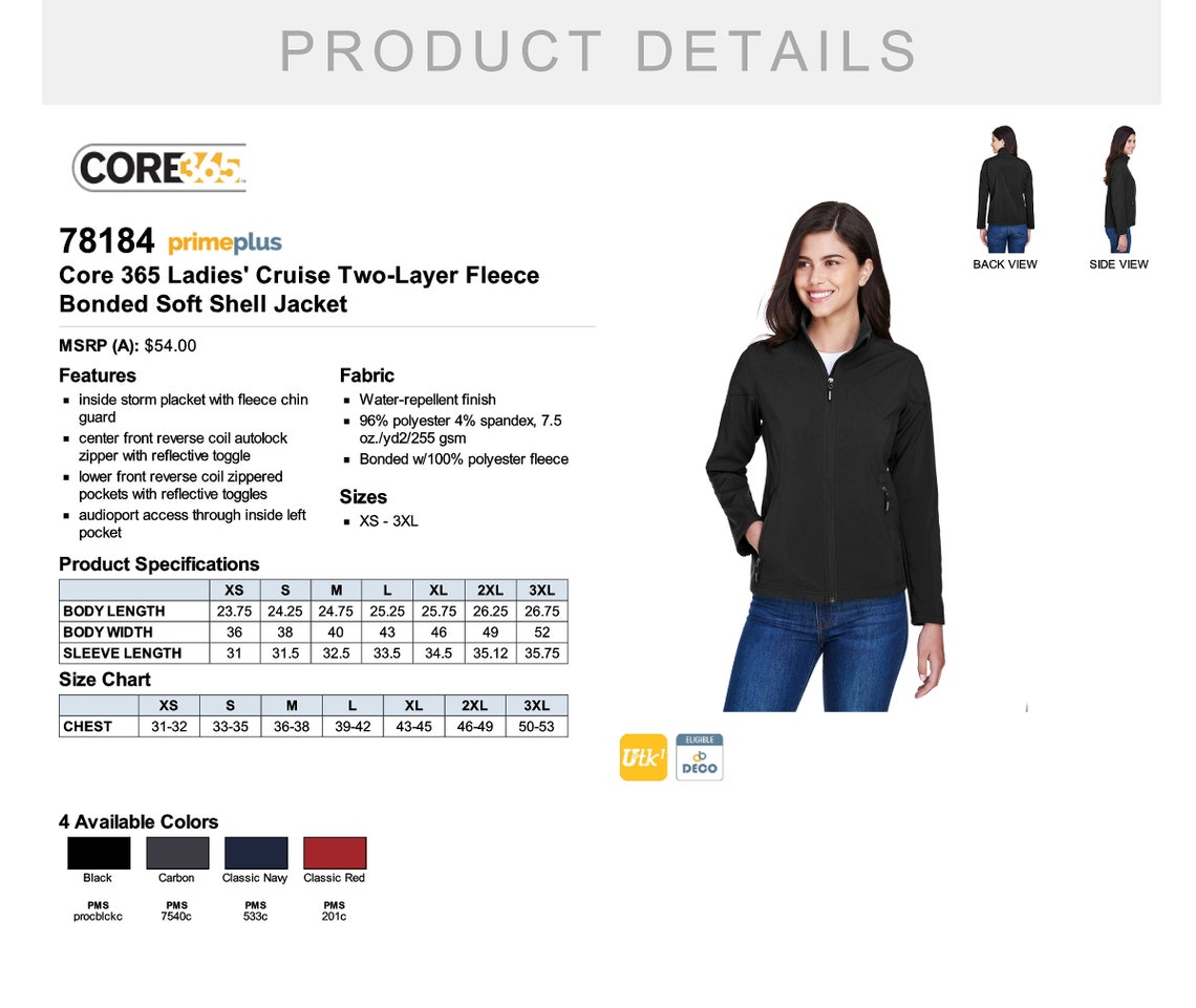 Your Company Soft Shell Jacket| Logo Jacket | Custom Text Jacket ...