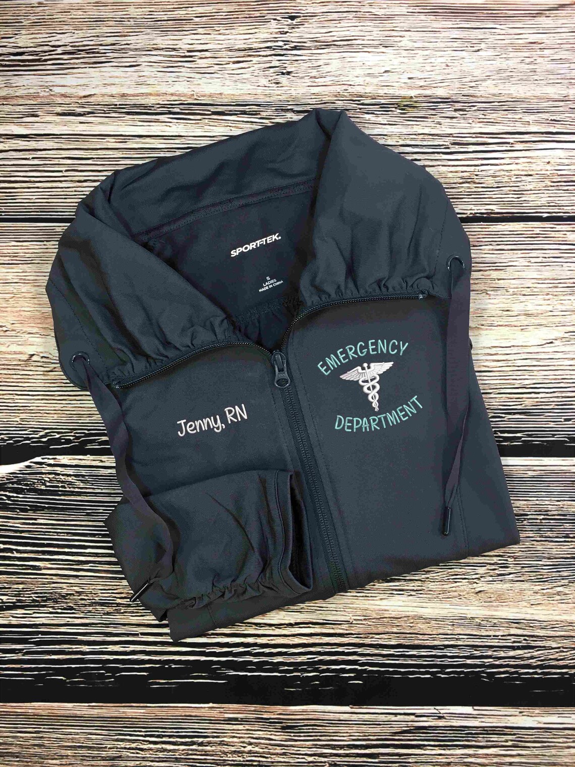 Nurse Jacket ER Nurse Jacket RN Zip Sweatshirt Nurse - Etsy
