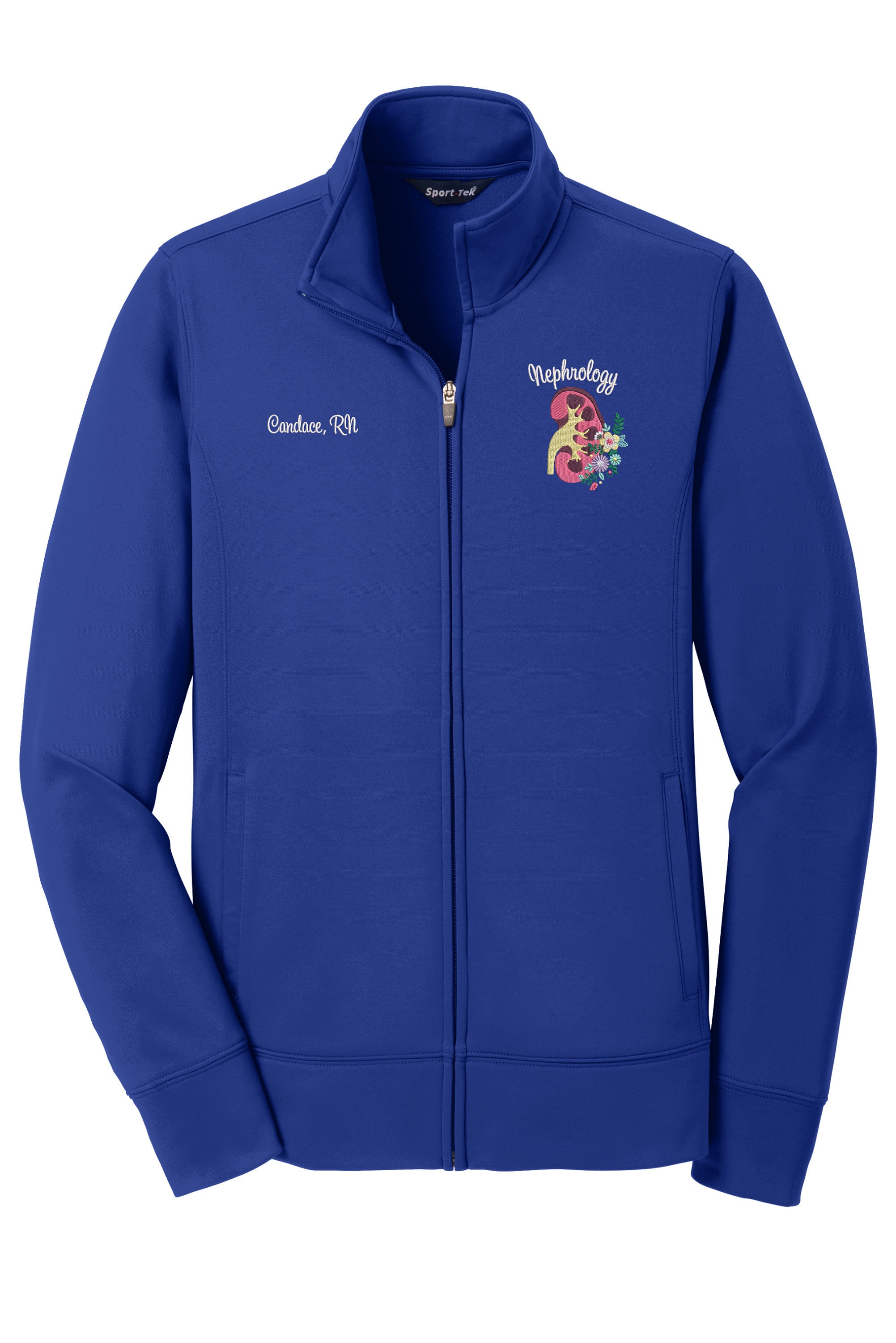 Nephrology Nurse Jacket | Dialysis Nurse Jacket | Hemodialysis | RN Zip ...