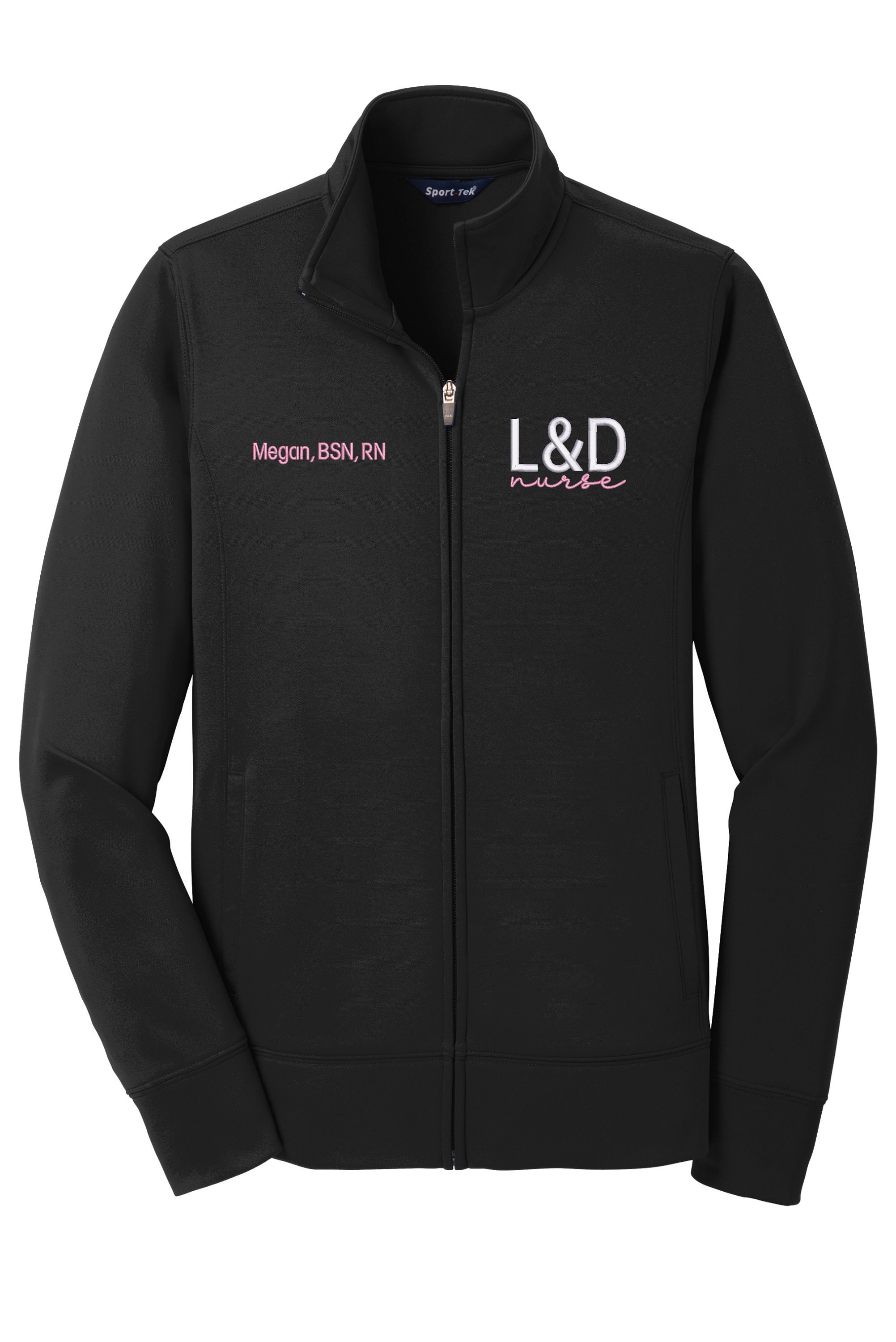 Nurse Jacket | Labor and Delivery Jacket | RN Zip Sweatshirt | Nurse ...