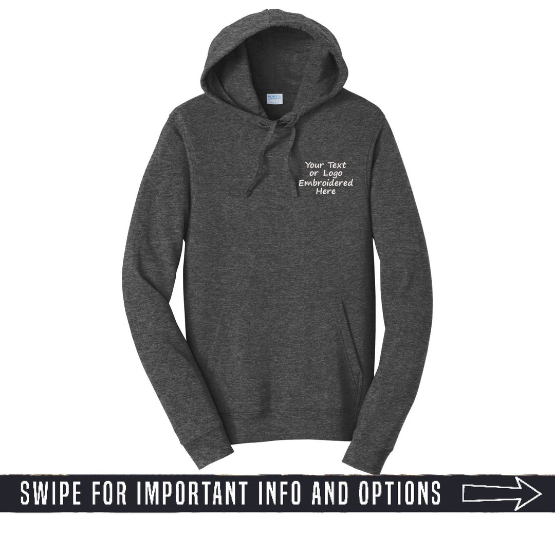 Unisex "your Company Custom" Hoodie | Logo Hoodie | Custom Text Hoodie ...