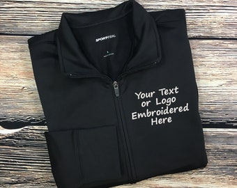 Mens Zip up Custom Logo - Etsy
