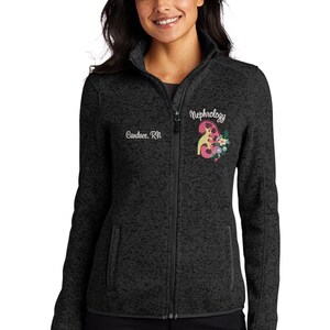 Nephrology Nurse Jacket | Dialysis Nurse Jacket | Hemodialysis | RN Zip ...