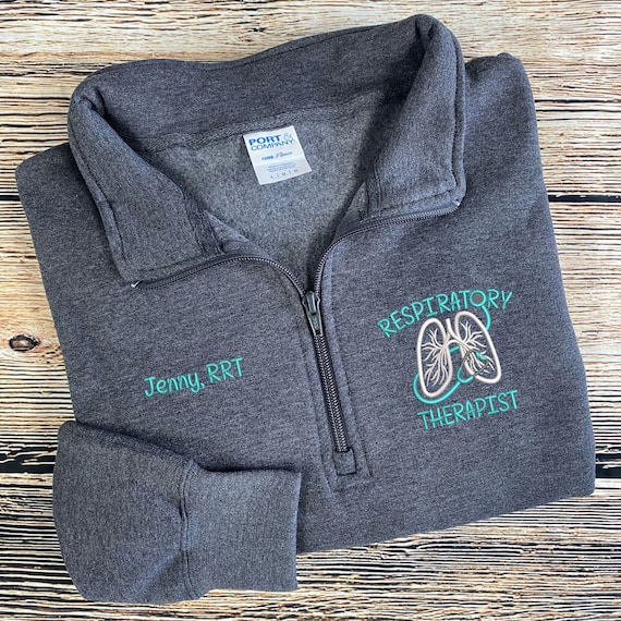Respiratory Therapist Pullover RT Pullover RT Quarter Zip - Etsy