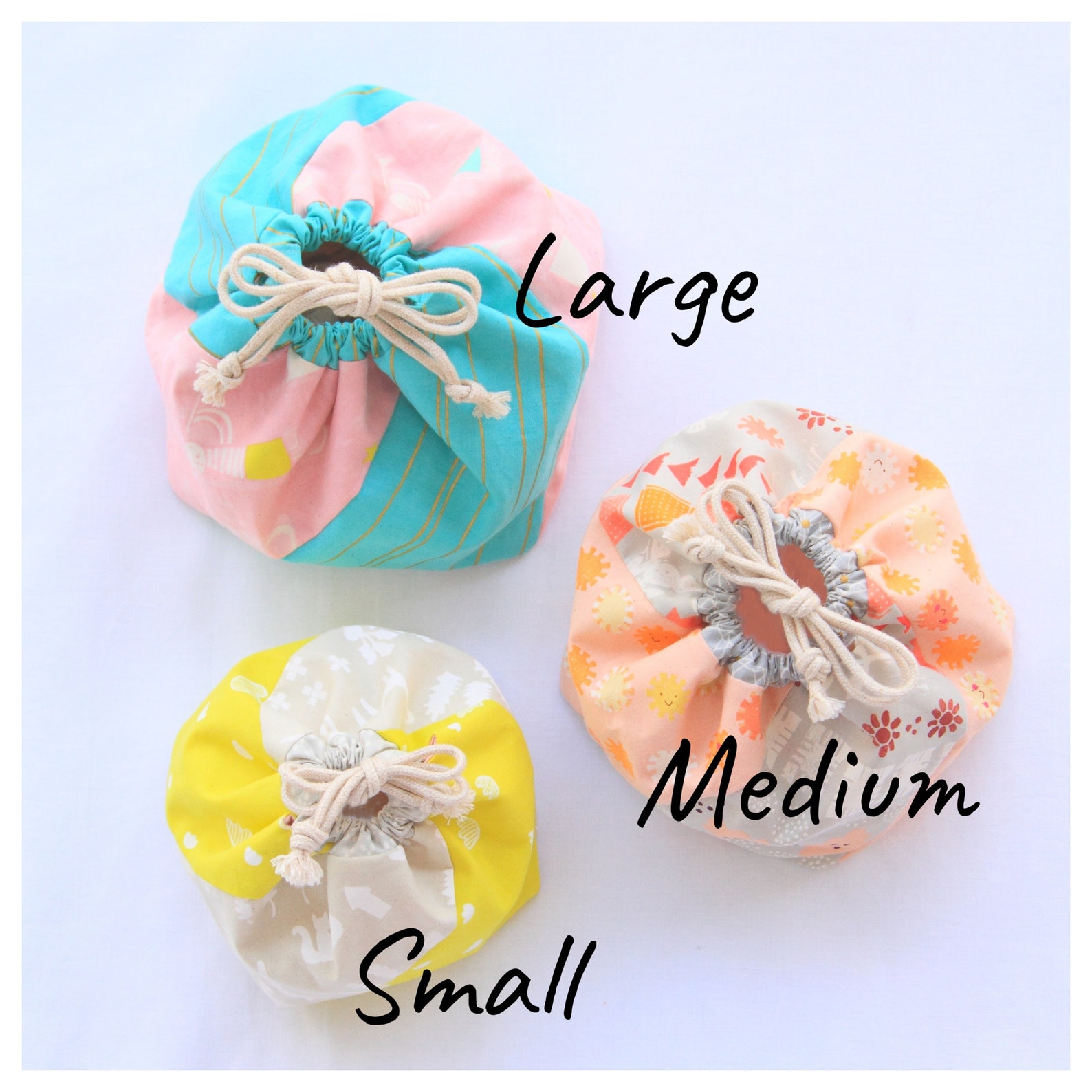 Kuru Kuru Kinchaku Drawstring Bag PDF Pattern Video - Etsy Canada