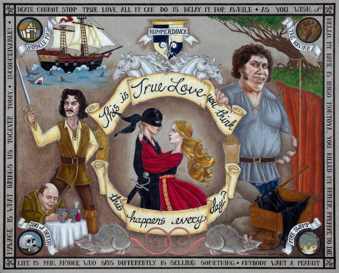 The Princess Bride Limited Edition Art Print - Etsy