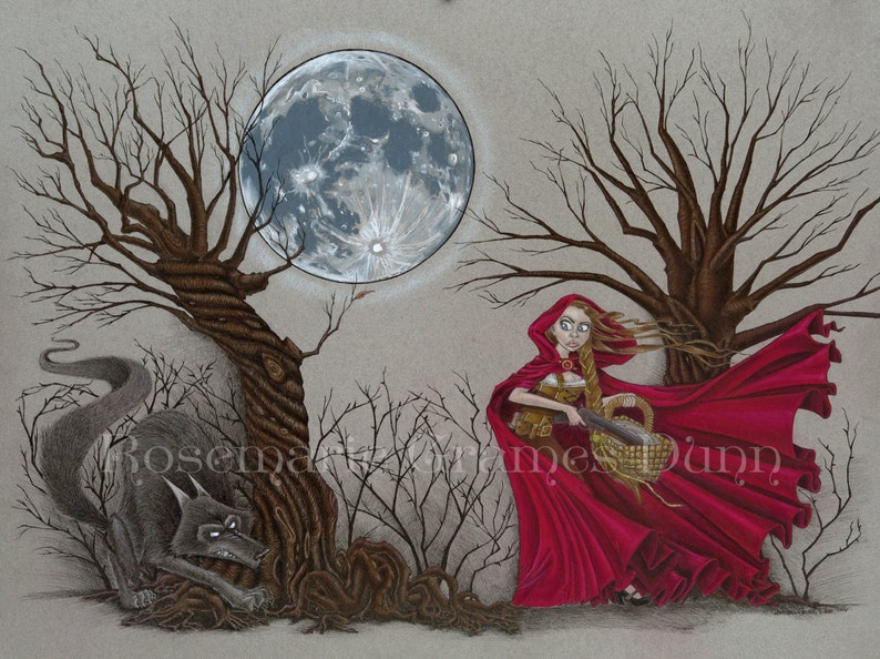 Little Red Riding Hood Limited Edition Fine Art Print - Etsy