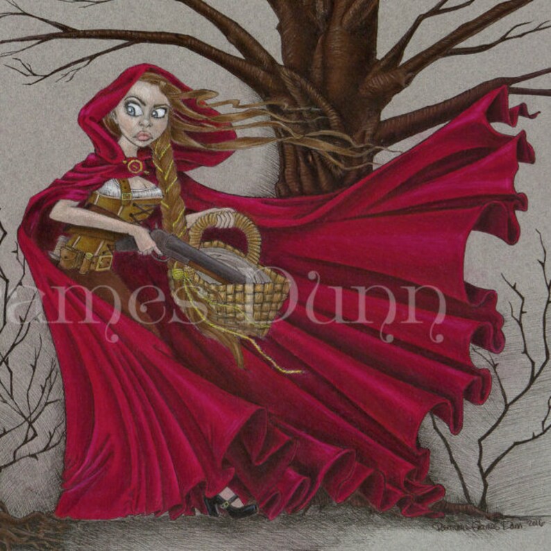 Little Red Riding Hood Limited Edition Fine Art Print - Etsy