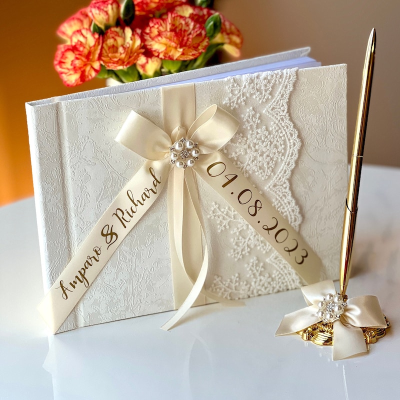 White Lace Wedding Sign - Etsy