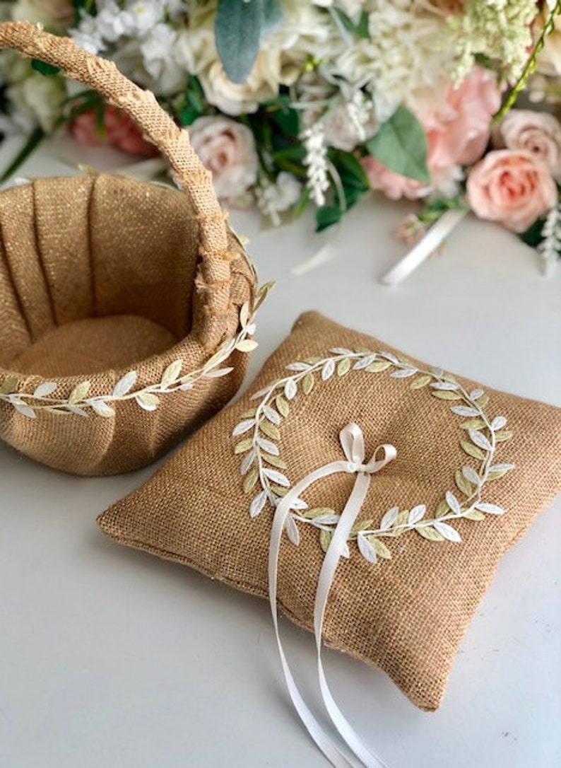 Rustic Flower Girl Basket Rustic Flower Basket Rustic - Etsy