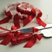Red Cake Serving Set, Red Wedding Cake Cutting Set, Red Cake Server Set ...