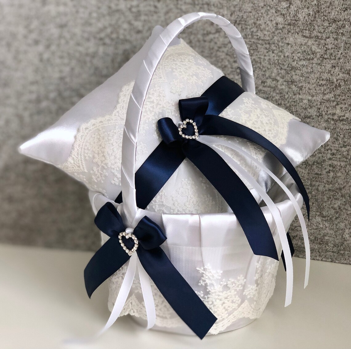 Navy Cake Serving Set Blue Cake Server Navy Blue Wedding - Etsy