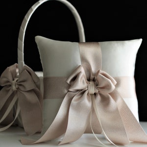 Beige Unity Candles Set Champagne Candles Beige Wedding Candle Set ...