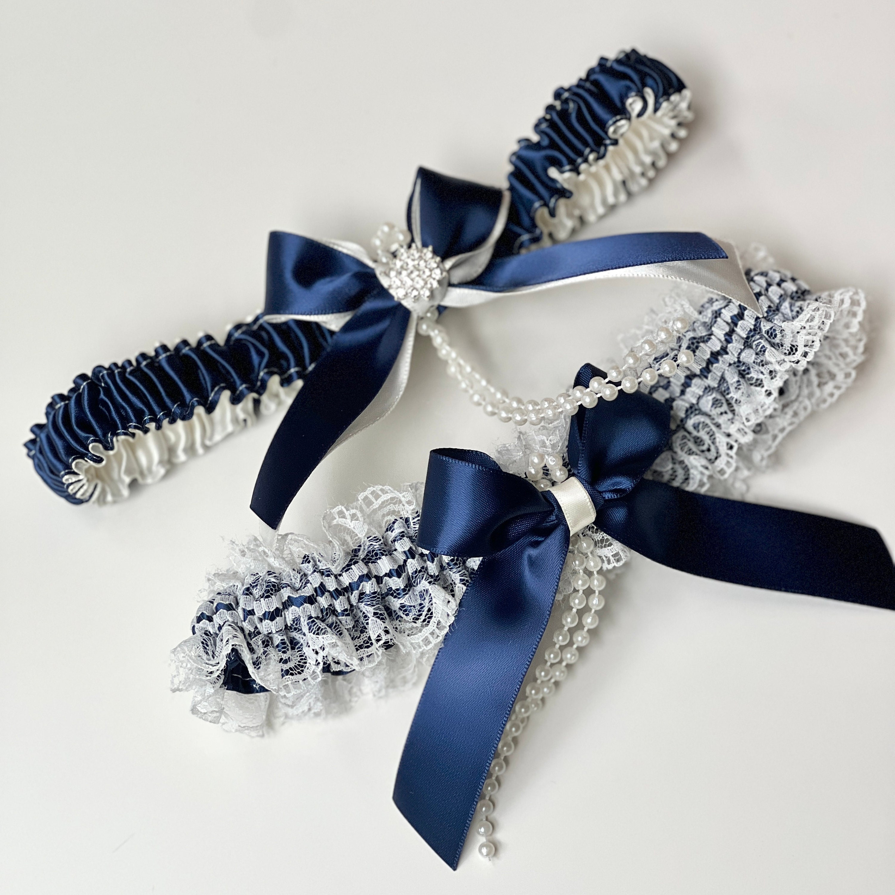Cake Serving Set Navy Blue Wedding Cake Server and Knife Set Blue ...