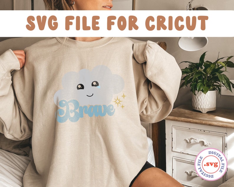 Brave Cloud Design for Cricut SVG DIGITAL DOWNLOAD - Etsy