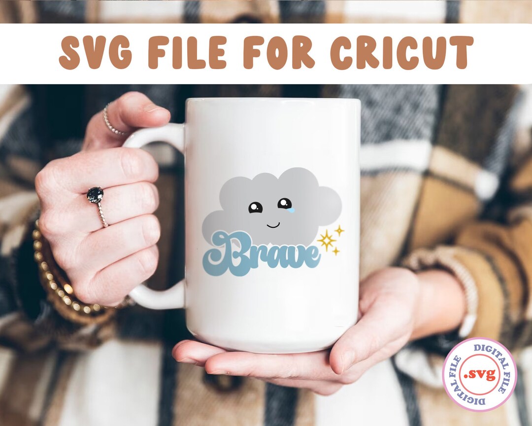 Brave Cloud Design for Cricut SVG DIGITAL DOWNLOAD - Etsy
