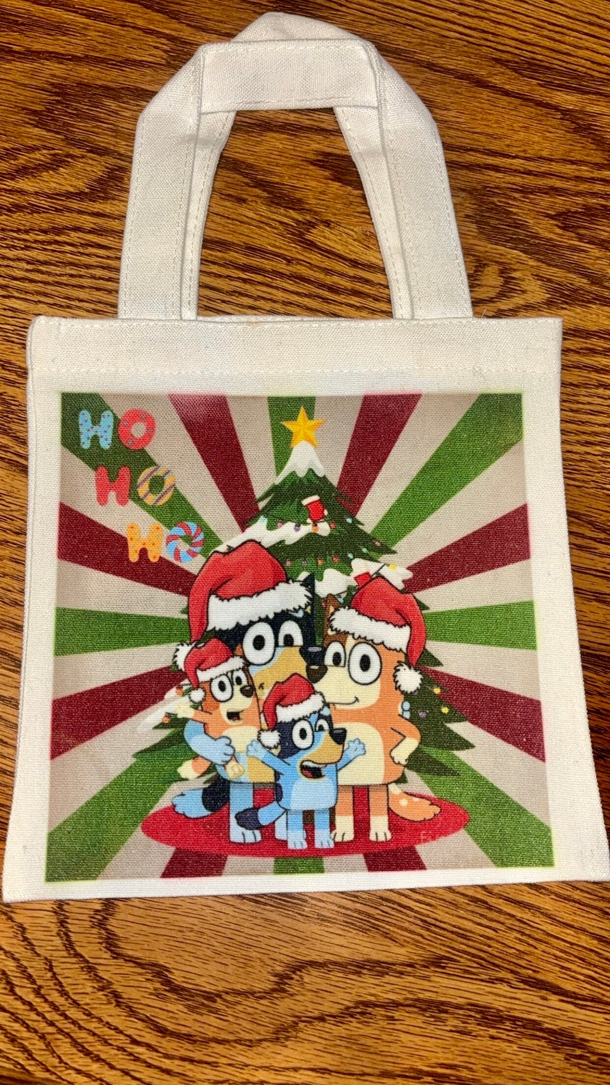Bluey or Ms Rachel Christmas Stocking Bag in 2 Sizes With Mini Bag for ...
