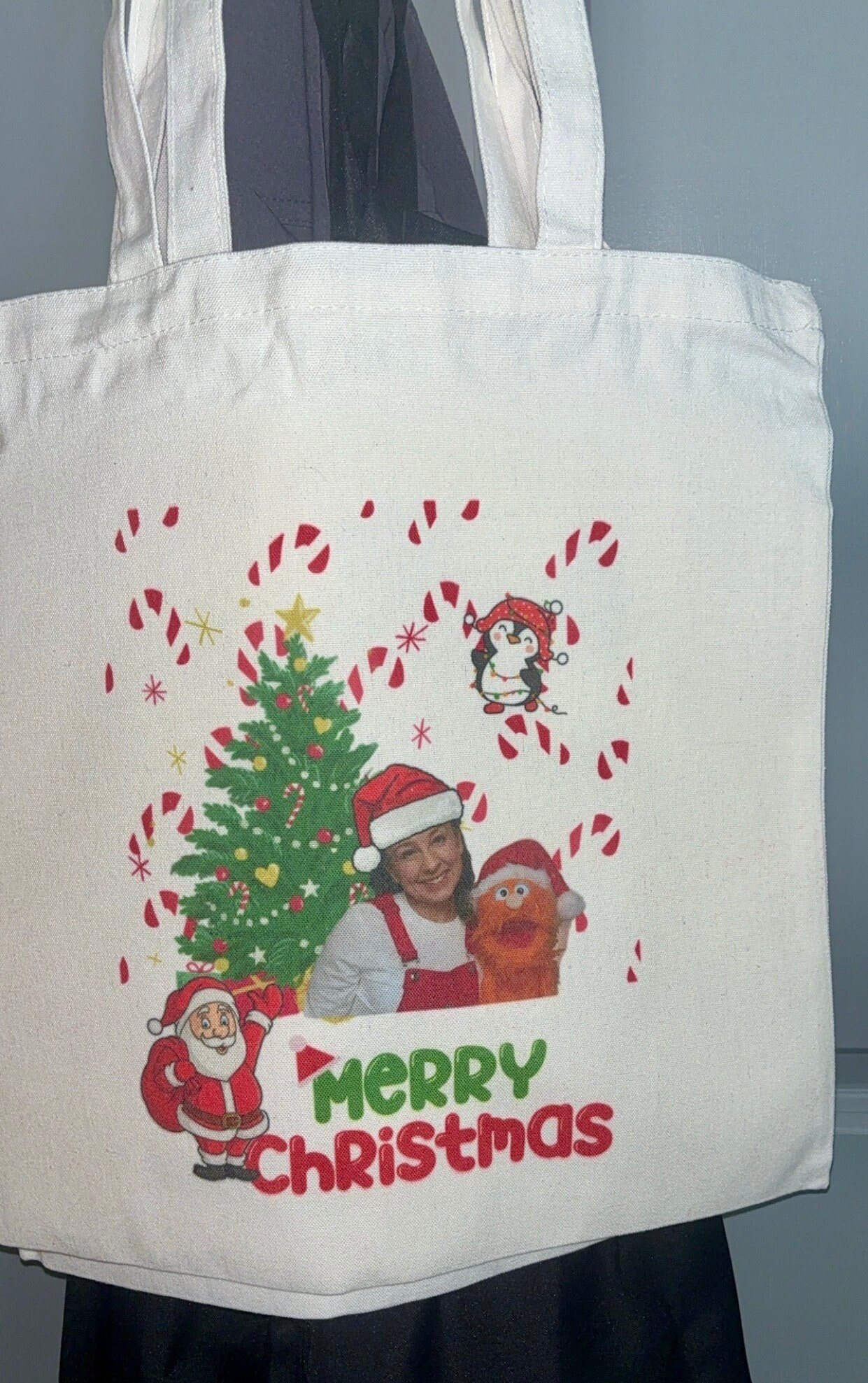 Bluey or Ms Rachel Christmas Stocking Bag in 2 Sizes With Mini Bag for ...
