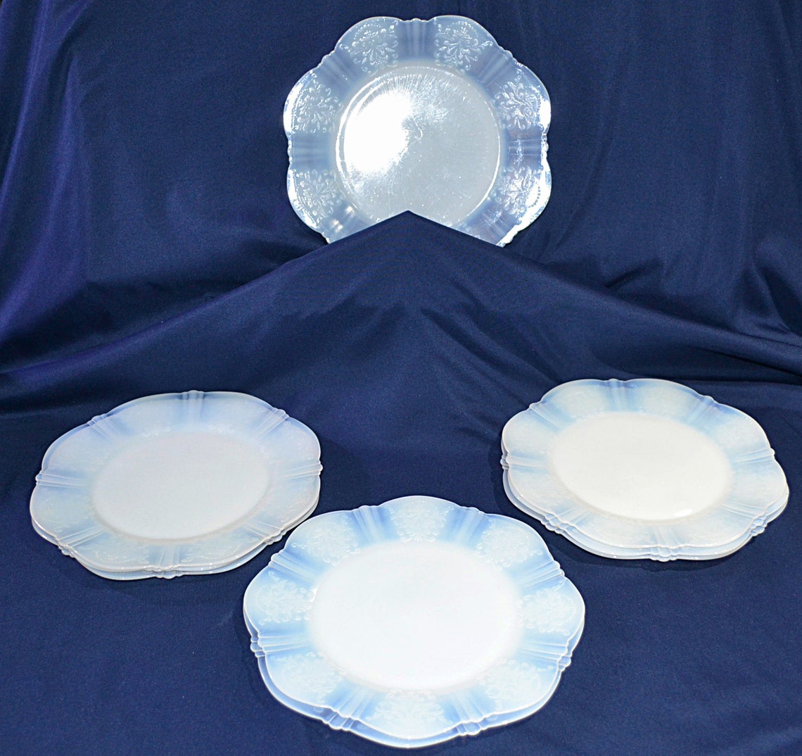 American Sweetheart Depression Glass White Monax Depression - Etsy