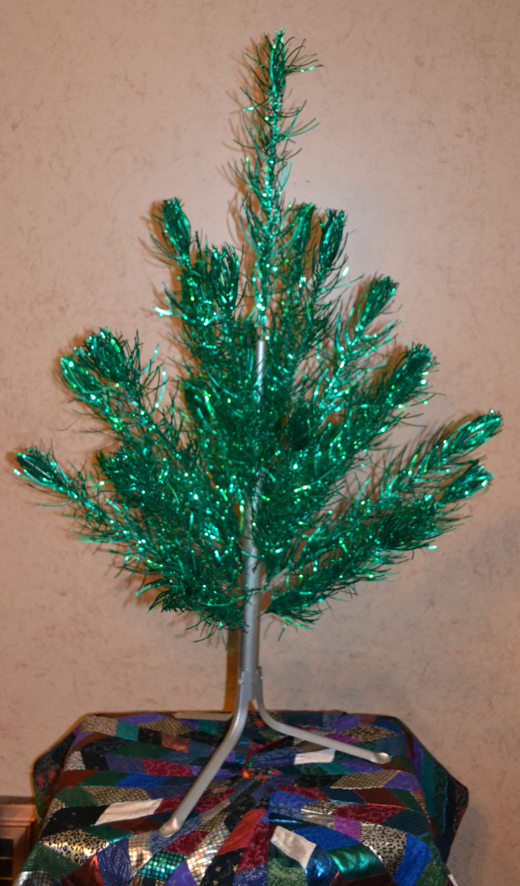 Green Aluminum Christmas Tree