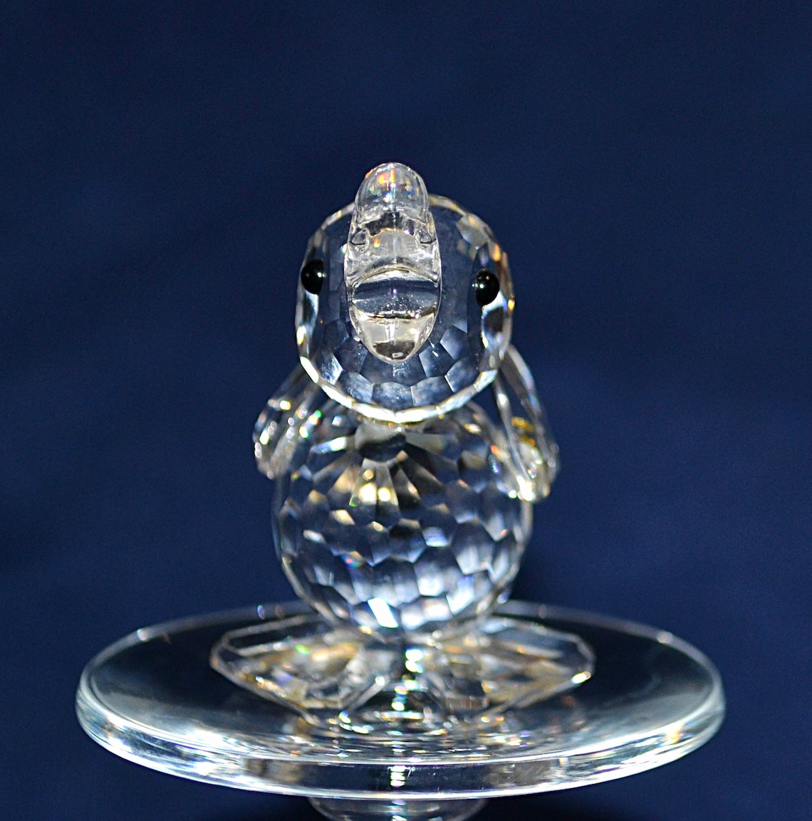 Swarovski Crystal Standing Duck Figurine Crystal Baby Duck - Etsy