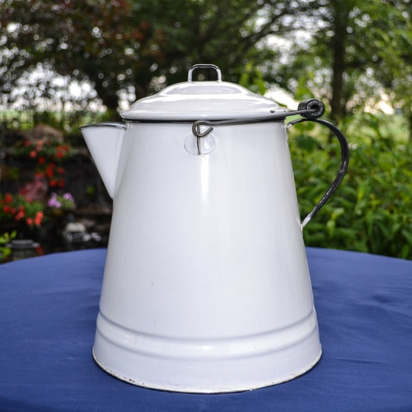 Enamel Coffee Pot - Etsy