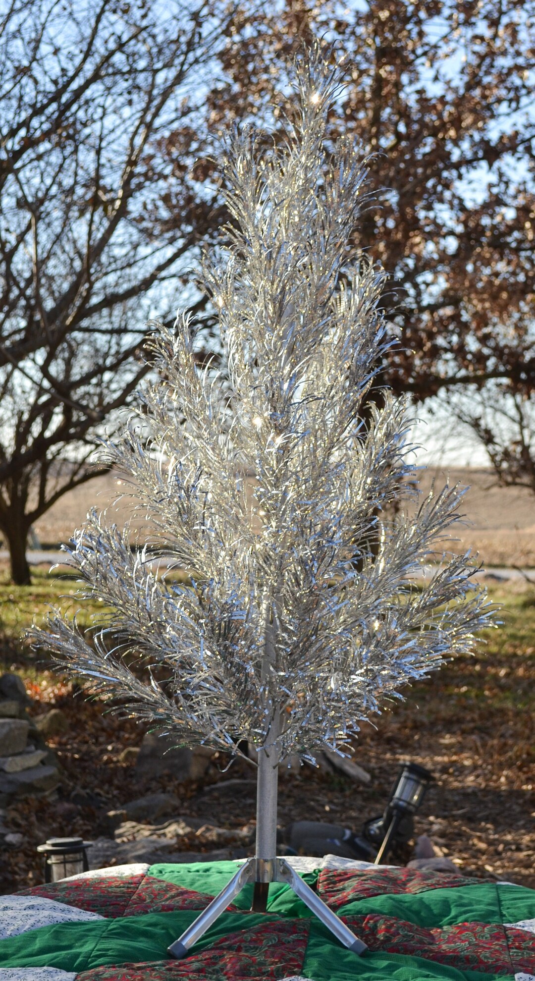 Restored Vintage 4 Ft Evergleam Aluminum Christmas Tree, Evergleam Pom ...