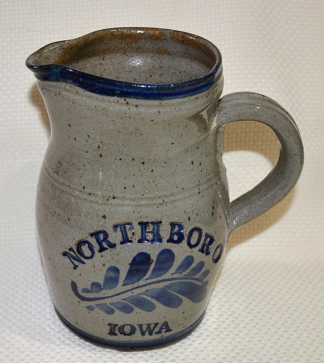 Westerwald Pottery Pitcher: Northboro Iowa Stoneware, Signed - Etsy