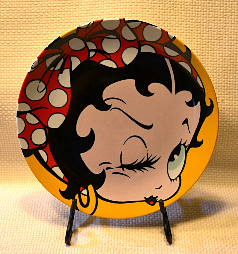 Betty Boop Limited Edition Collectors Plate Boop Oop A Doop - Etsy
