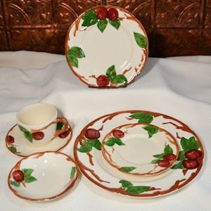 Franciscan Apple Dinnerware 48 Piece Set, Franciscan Apple Ware Dishes ...