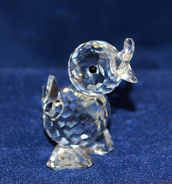 Swarovski Crystal Standing Duck Figurine Crystal Baby Duck | Etsy