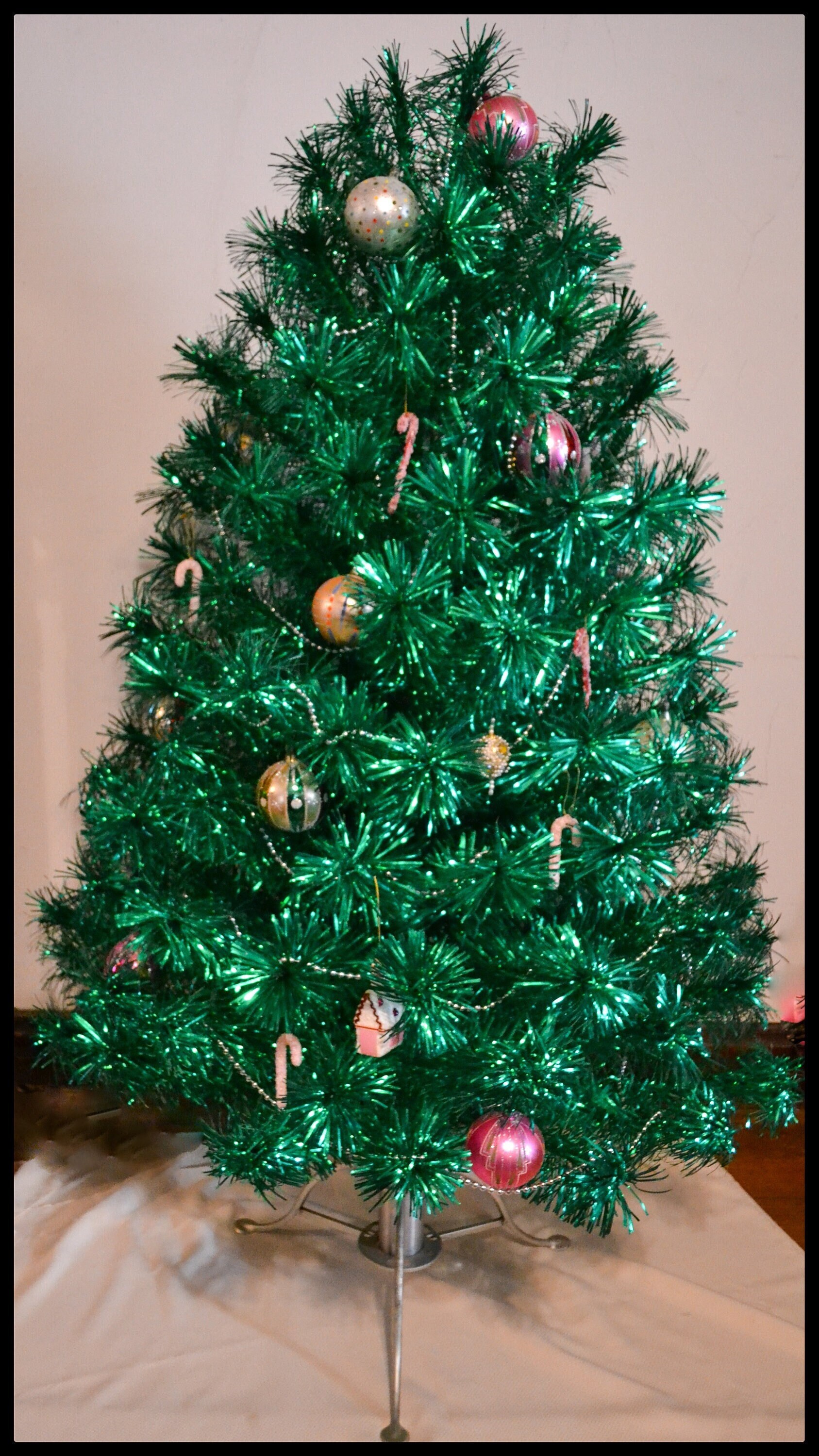 Green Aluminum Christmas Tree