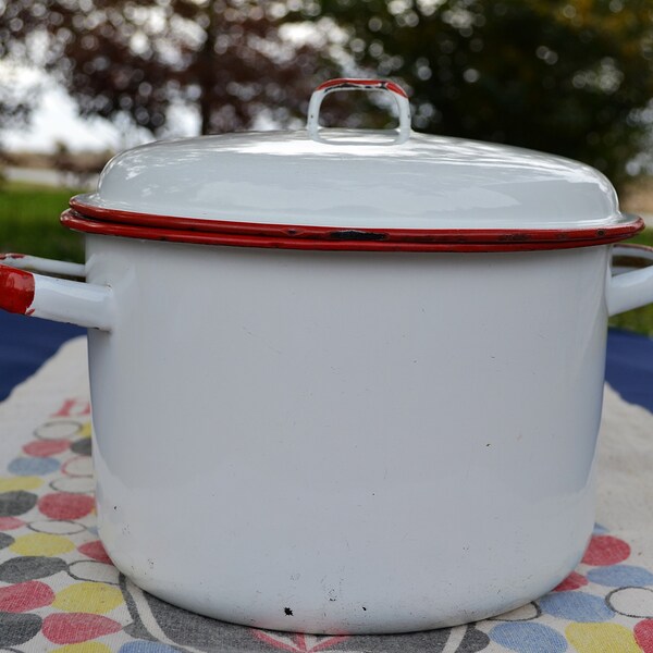 Enamel Pot - Etsy