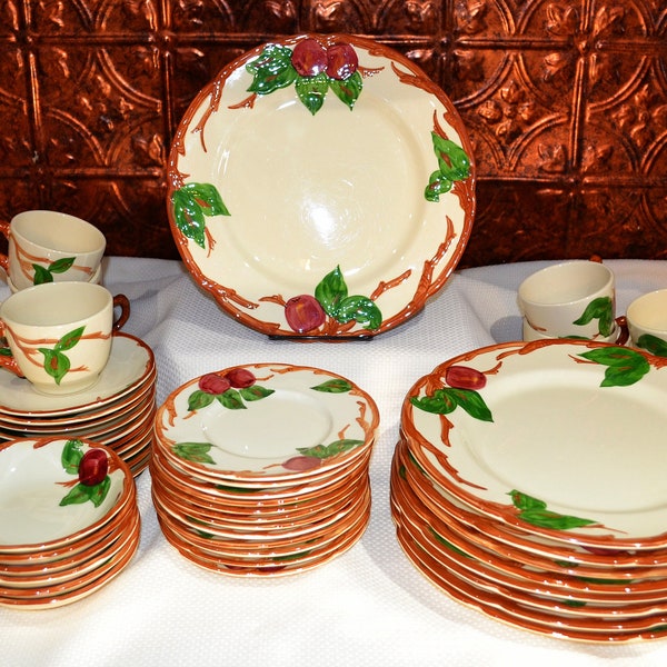 Franciscan Apple Dinnerware - Etsy