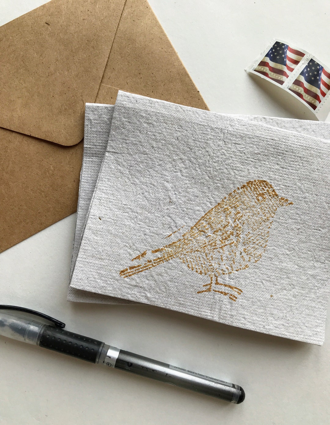 Handmade Paper Bird Note Cards: Haitian Artisan Stationery Set - Etsy