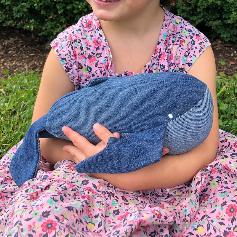 Denim Whale - Etsy