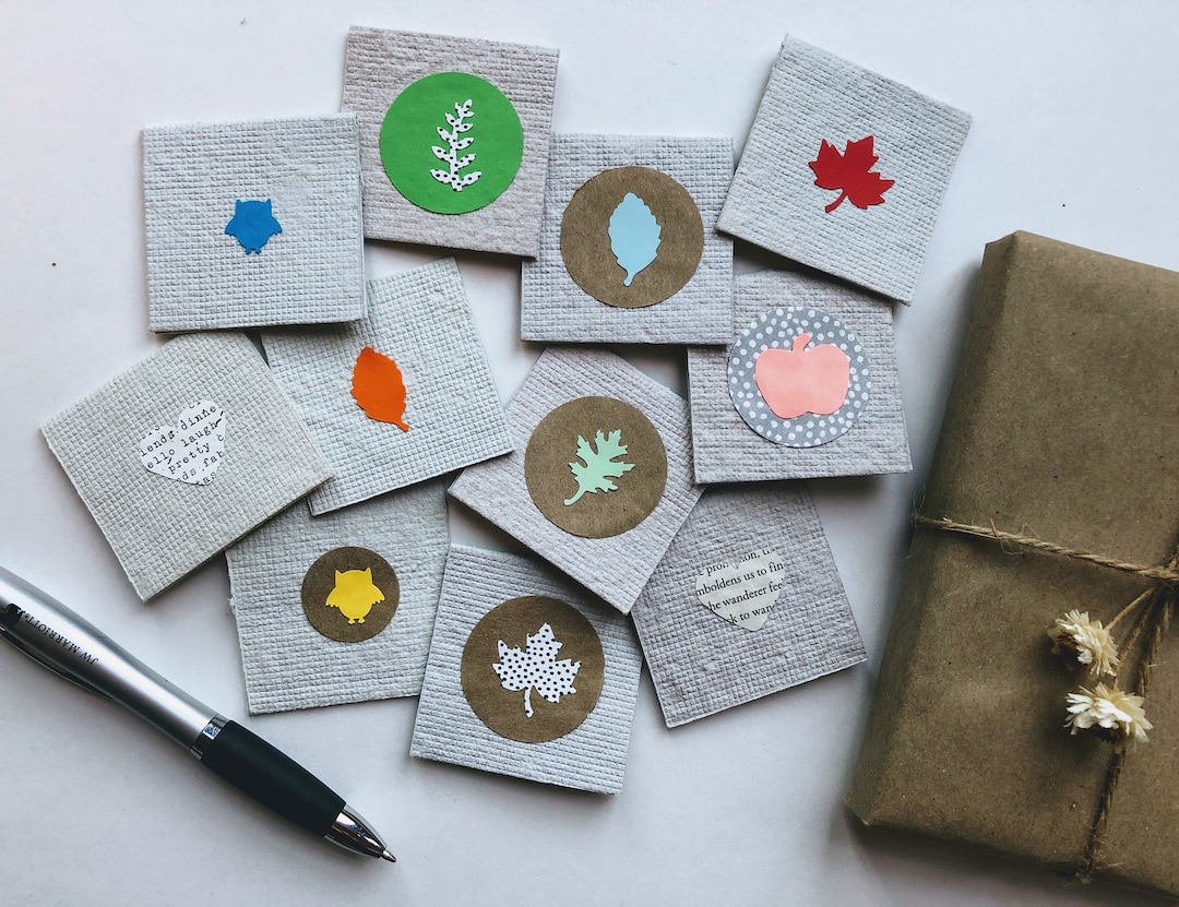 Tent Card Gift Tags. Handmade in Haiti. Gift Wrapping Supplies. Small ...