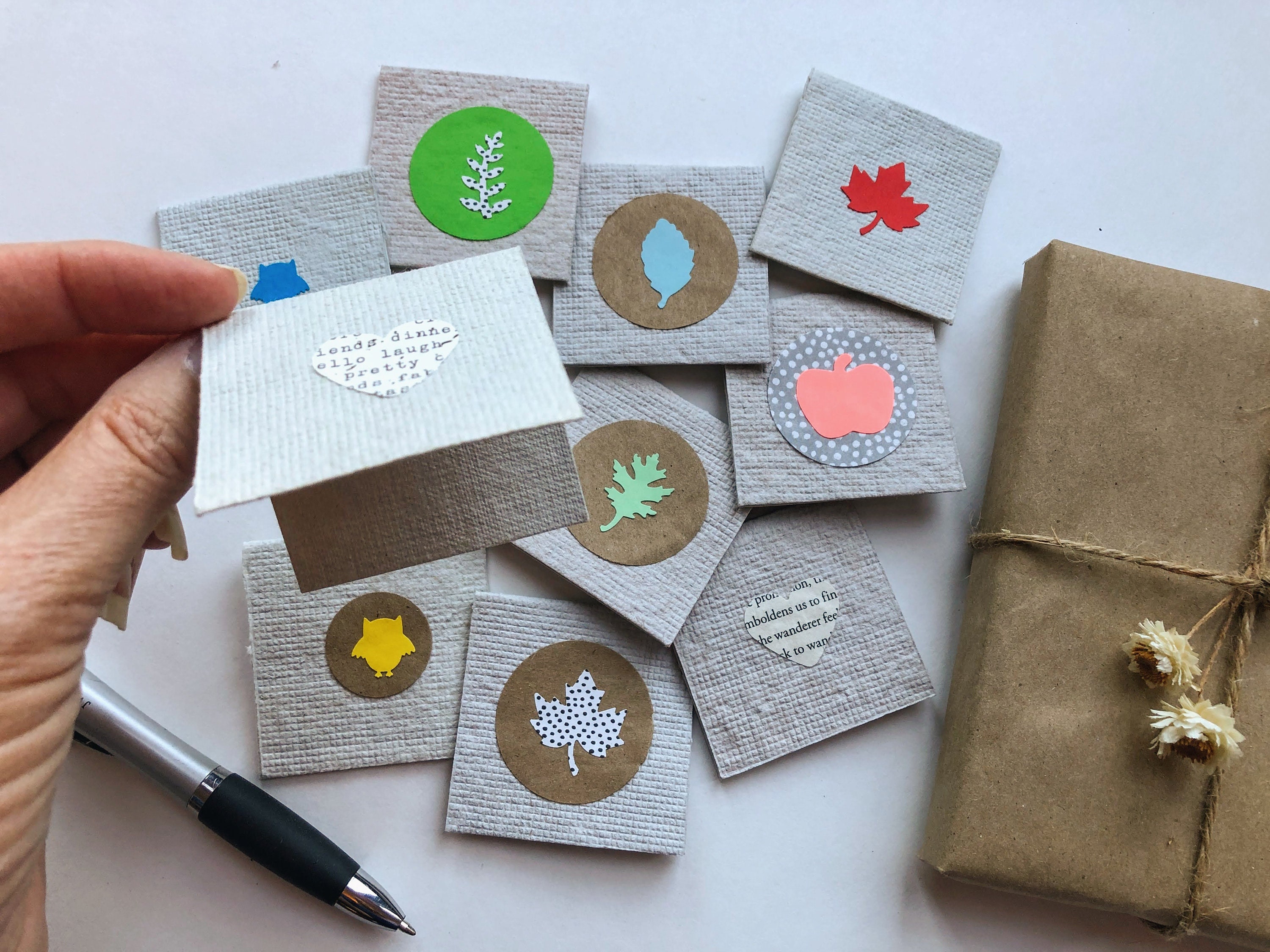 Tent Card Gift Tags. Handmade in Haiti. Gift Wrapping | Etsy