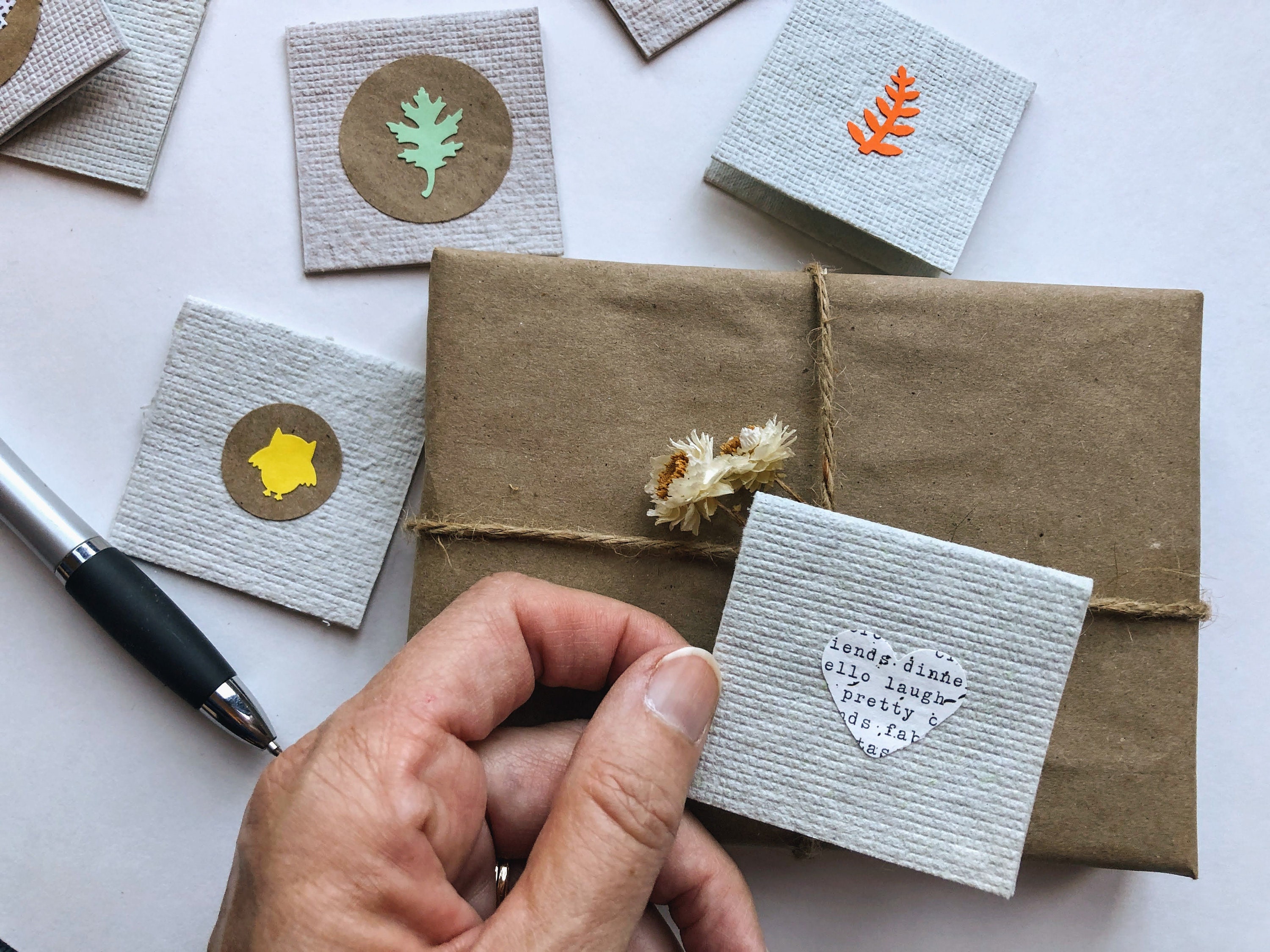 Tent Card Gift Tags. Handmade in Haiti. Gift Wrapping | Etsy