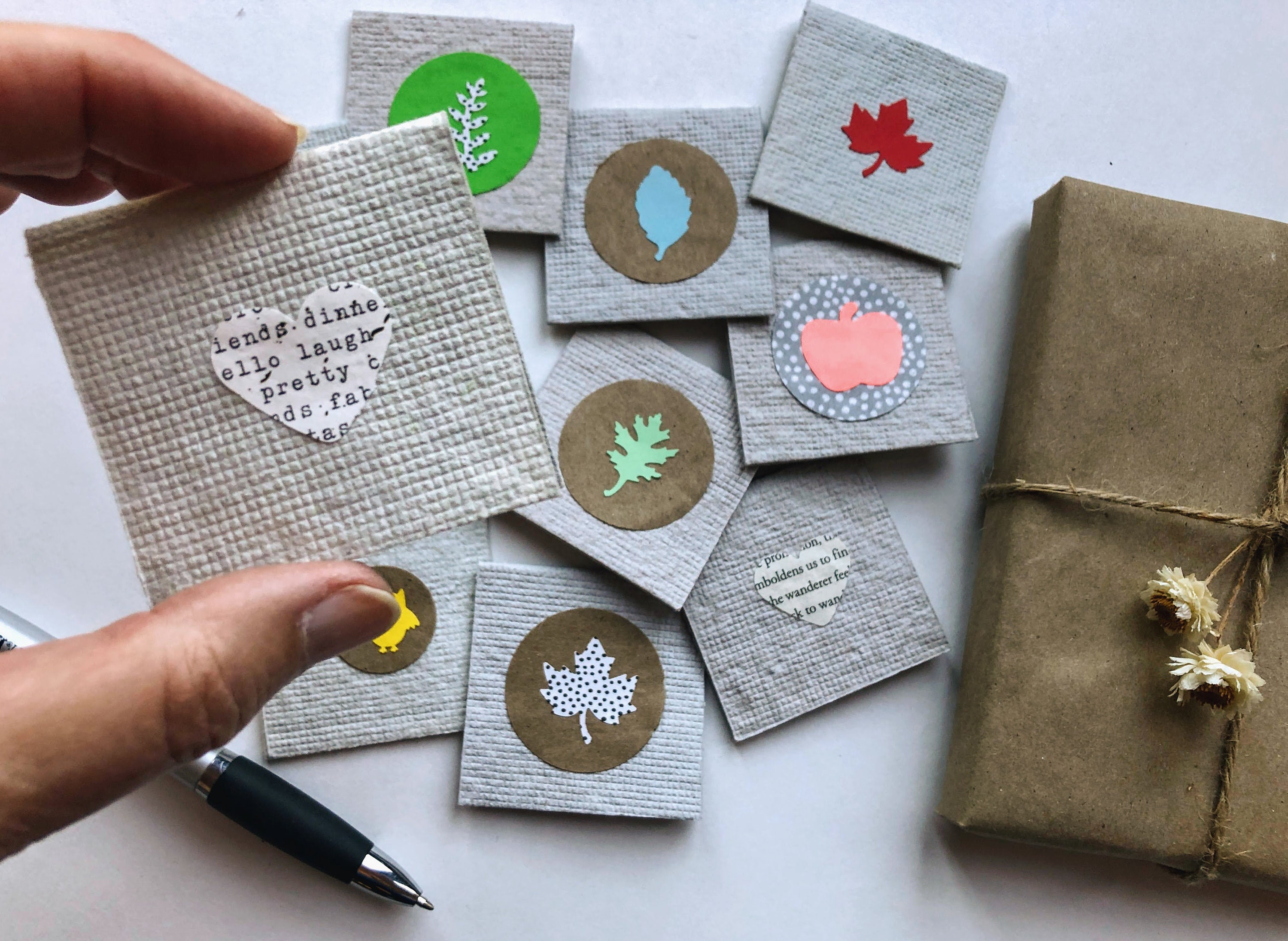 Tent Card Gift Tags. Handmade in Haiti. Gift Wrapping | Etsy