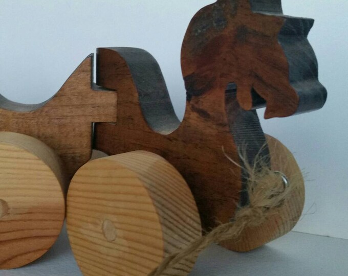 Dragon Pull Toy, Toddler Toy, Wooden Dragon, 3 Year Old Plus Toy, Wood ...