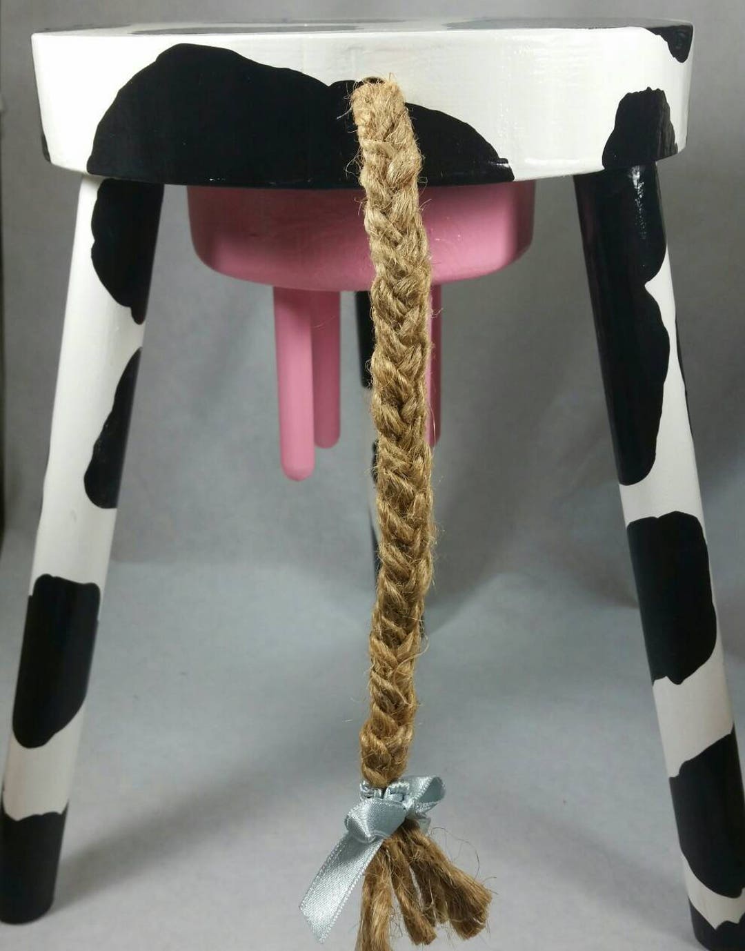 Cow Stool, Cow, Milking Stool, Side Table, End Table, Plant Stand, Cow ...