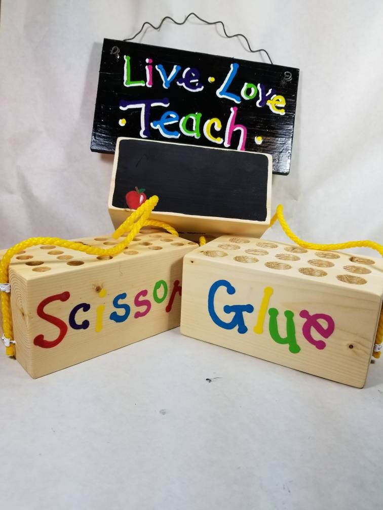 Teacher Set 1 Teacher Gift School Set Blocks Classroom - Etsy
