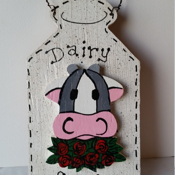 Wooden Milk Bottle Sign - Etsy