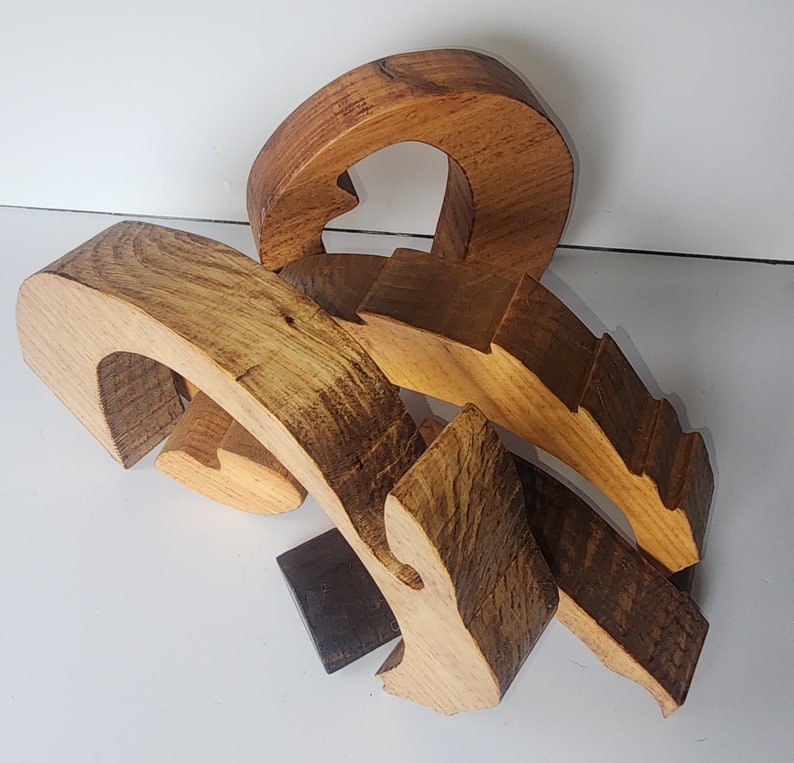 Artsy Horsehead Puzzle, Equine Decor, Shelf Art, Wooden Horse Sculpture ...