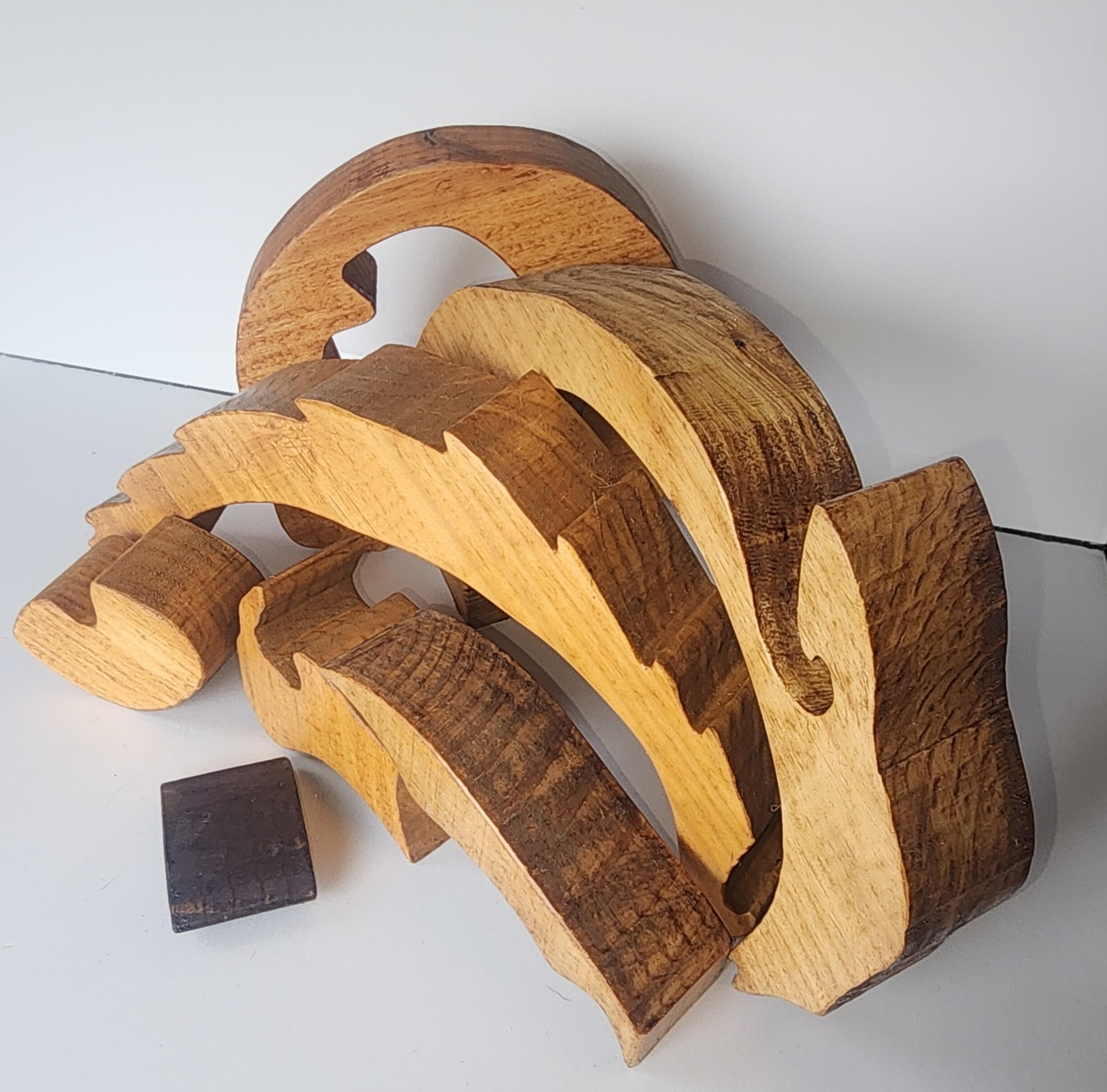 Artsy Horsehead Puzzle, Equine Decor, Shelf Art, Wooden Horse Sculpture ...